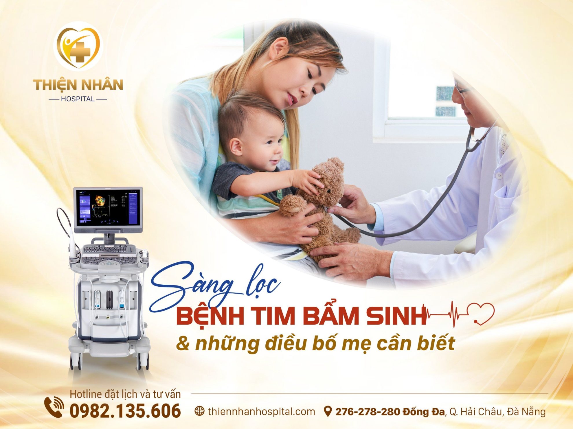 SÀNG LỌC BỆNH TIM BẨM SINH VÀ NHỮNG ĐIỀU BỐ MẸ CẦN BIẾT - Thiện Nhân